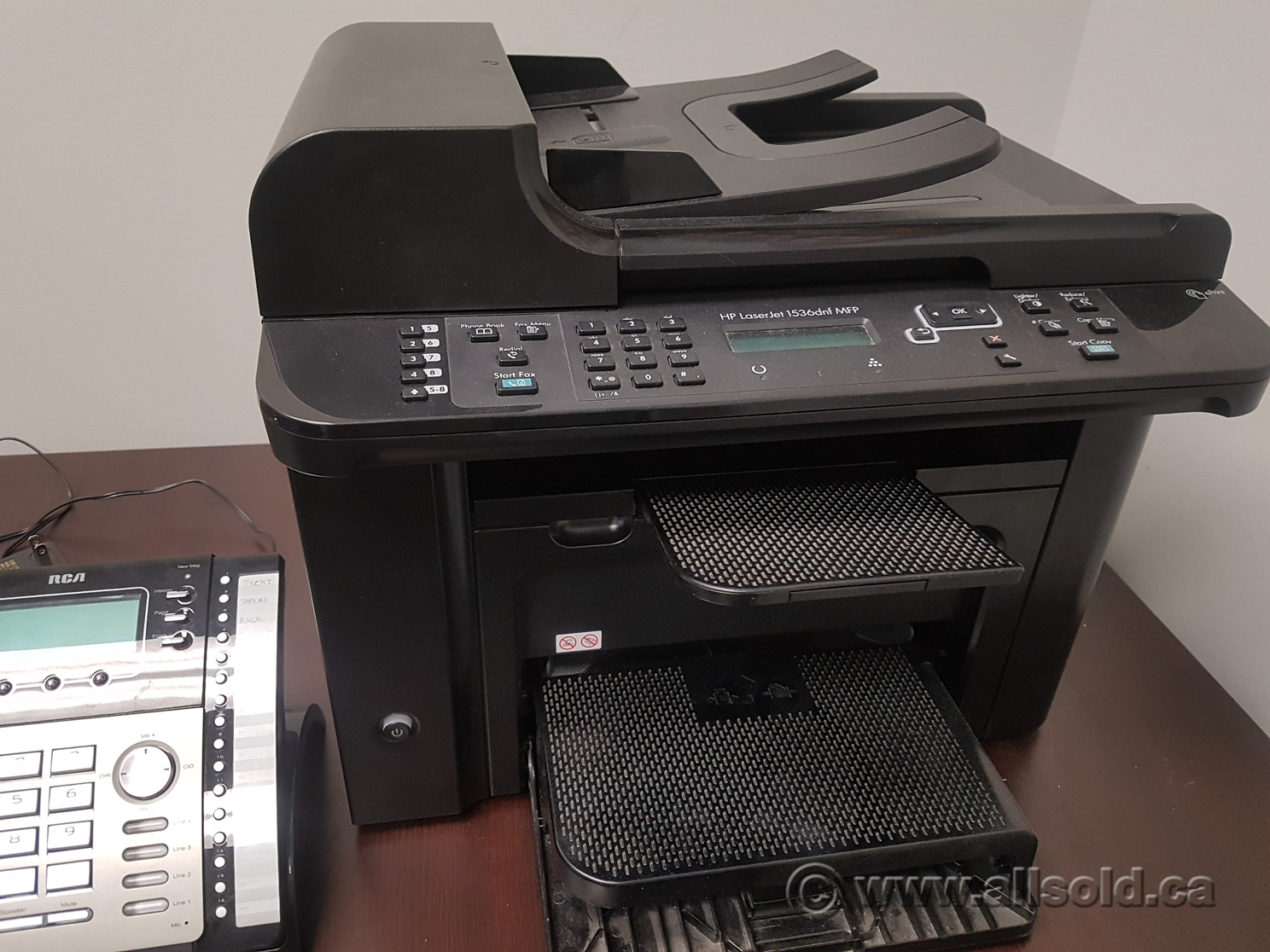 Black HP LaserJet 1536dnf MFP Printer Scanner Fax - Allsold.ca - Buy ...
